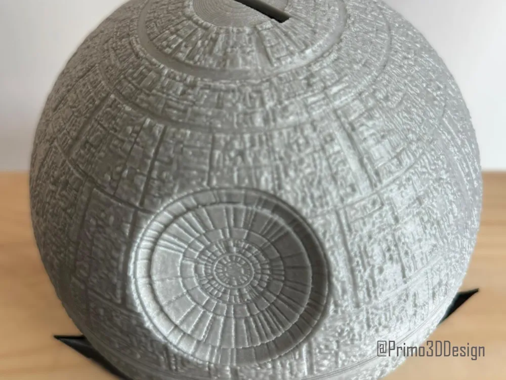 Death Star Money Box from Star Wars | Piggy Bank - Free 3D Print Model ...