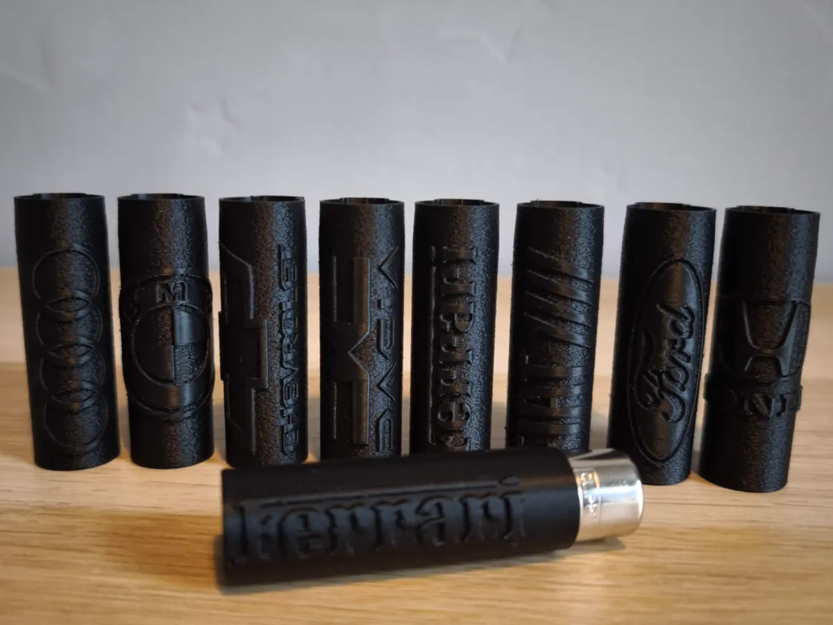 Clipper Lighter Sleeve – Car Logos - Free 3D Print Model - MakerWorld