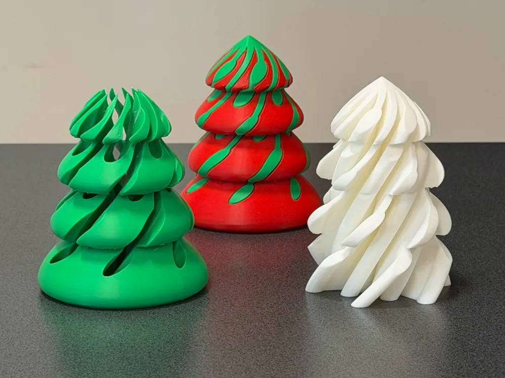 Impossible Vortex Passthrough Christmas Tree Snow - Free 3D Print Model ...