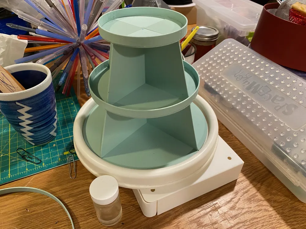 carousel catch-all 9 compartments V1 by daviskahmann - MakerWorld