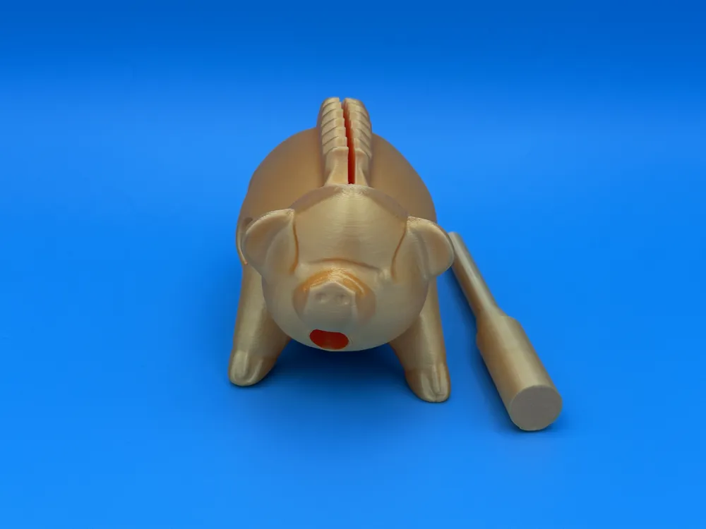 Pig Guiro Instrument - Free 3D Print Model - MakerWorld