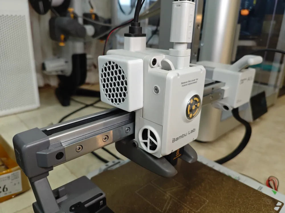 A1 / A1 mini extruder fan bracket Extruder cooling fan bracket 4010 by ...