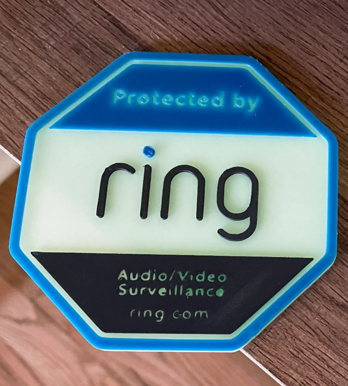 Ring Security Sign - Free 3D Print Model - MakerWorld