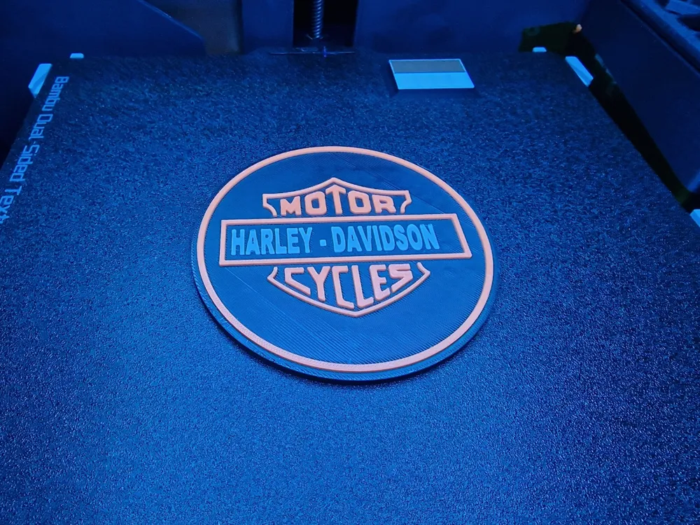 Harley Davidson Coaster Remixed by Elessar3141 - MakerWorld