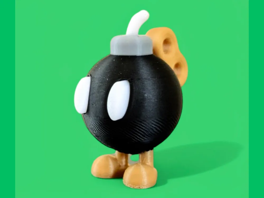 Mini Bob-omb / Super Mario por Clover Creations MakerWorld: Baixe ...