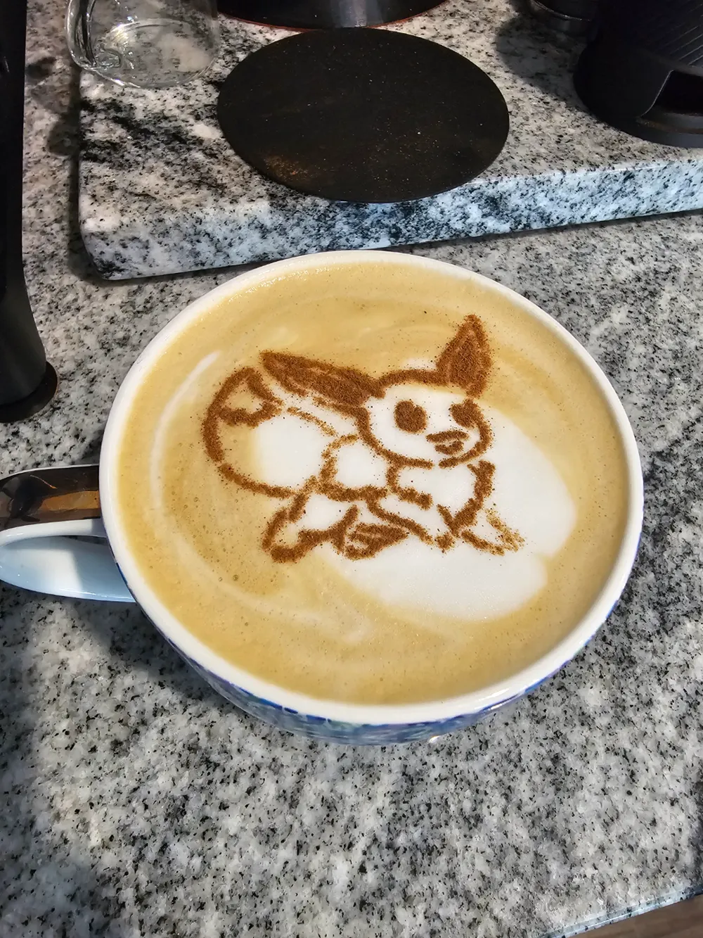 Perfect Eevee Pokemon Latte Art Stencil by Perfect Prints - MakerWorld