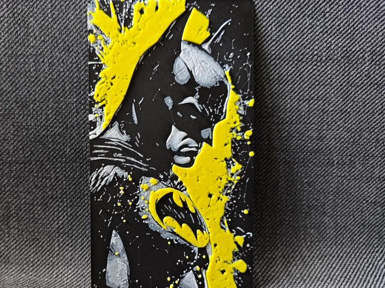 Portrait of Batman by Hueforge by Litolunar MakerWorld: Download Free ...