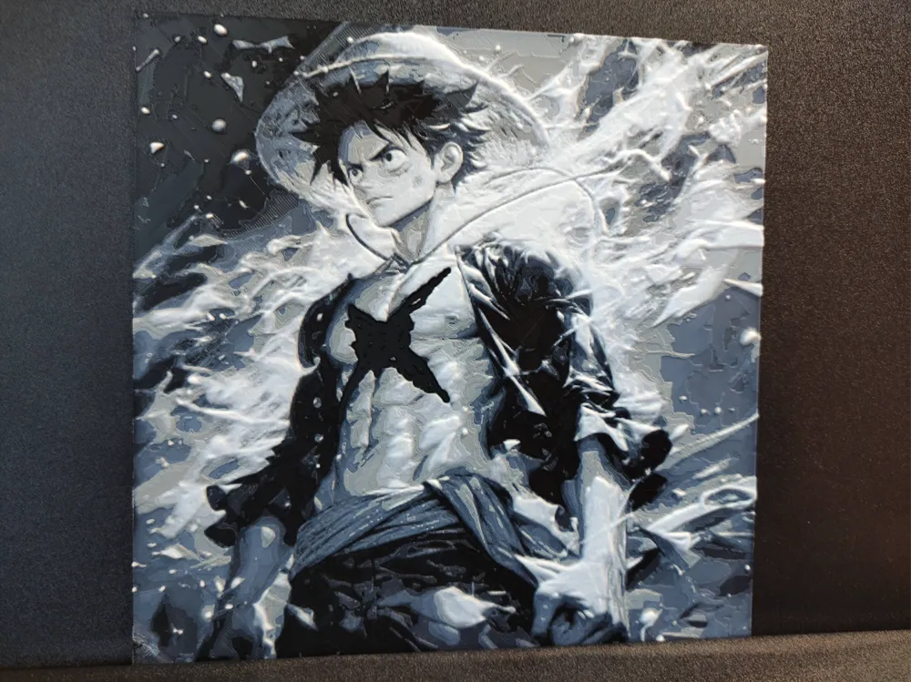 One Piece - Luffy - 4 Colors AMS by Botaz19 MakerWorld: Download Free ...