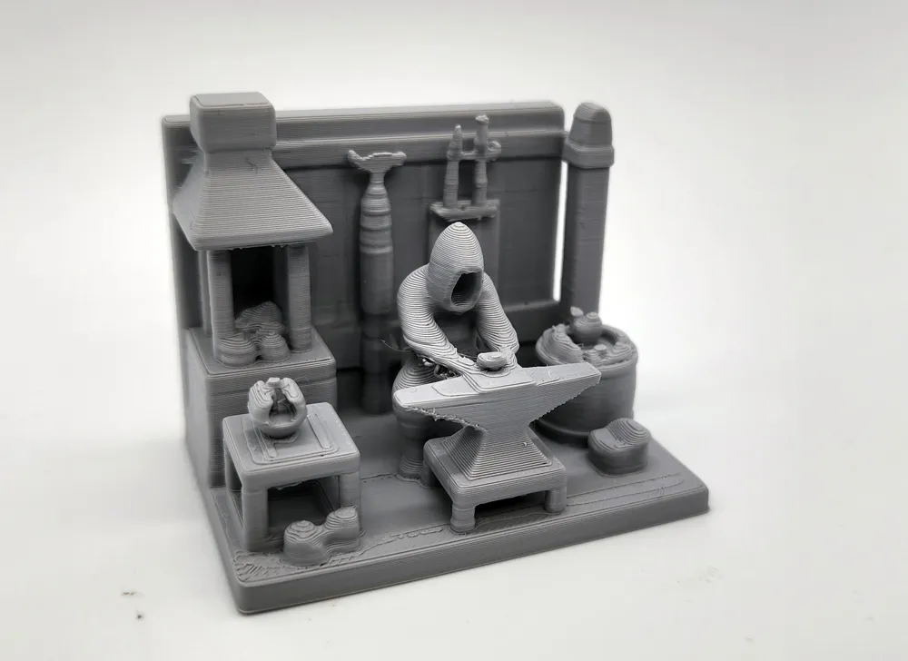 Blacksmith Miniature by Triple G Workshop - MakerWorld