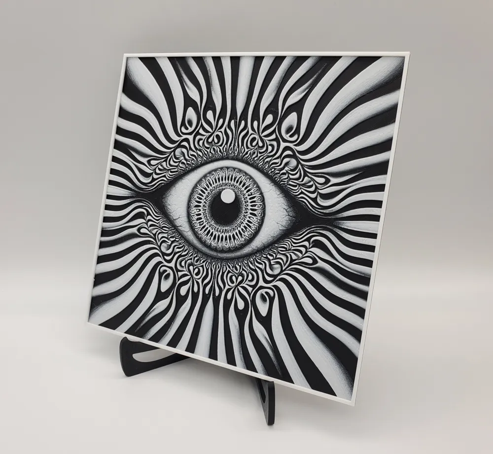 Psychic Eye Visual Illusion by ABUNDANT3D - MakerWorld