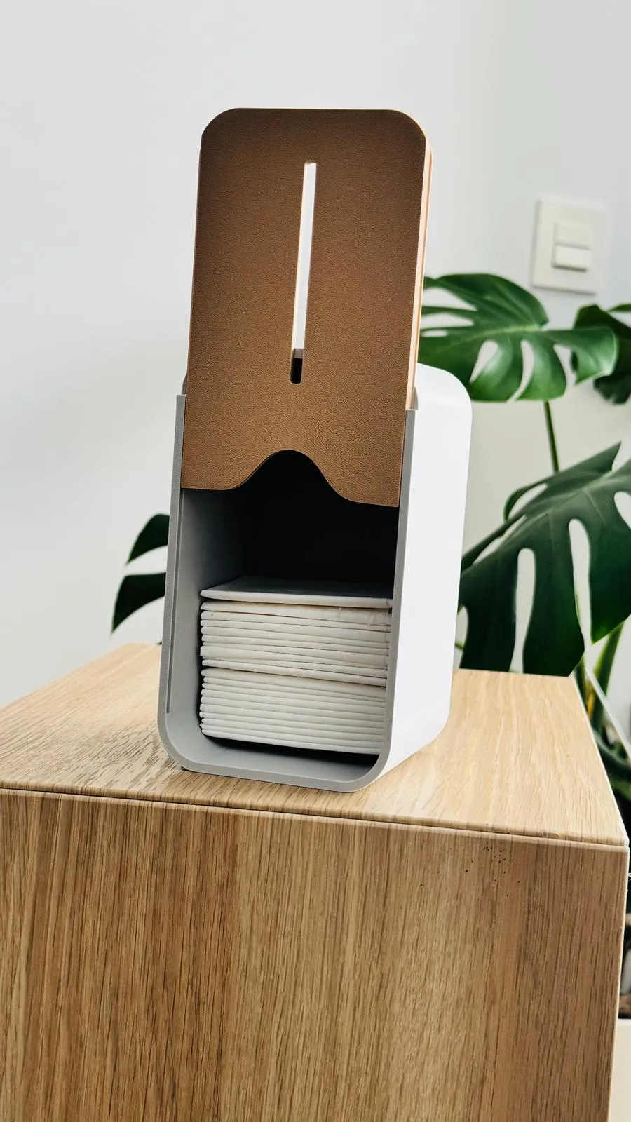 Dispenser Minimalista per Tè & Fazzoletti (Senza Supporti) - Modello di ...