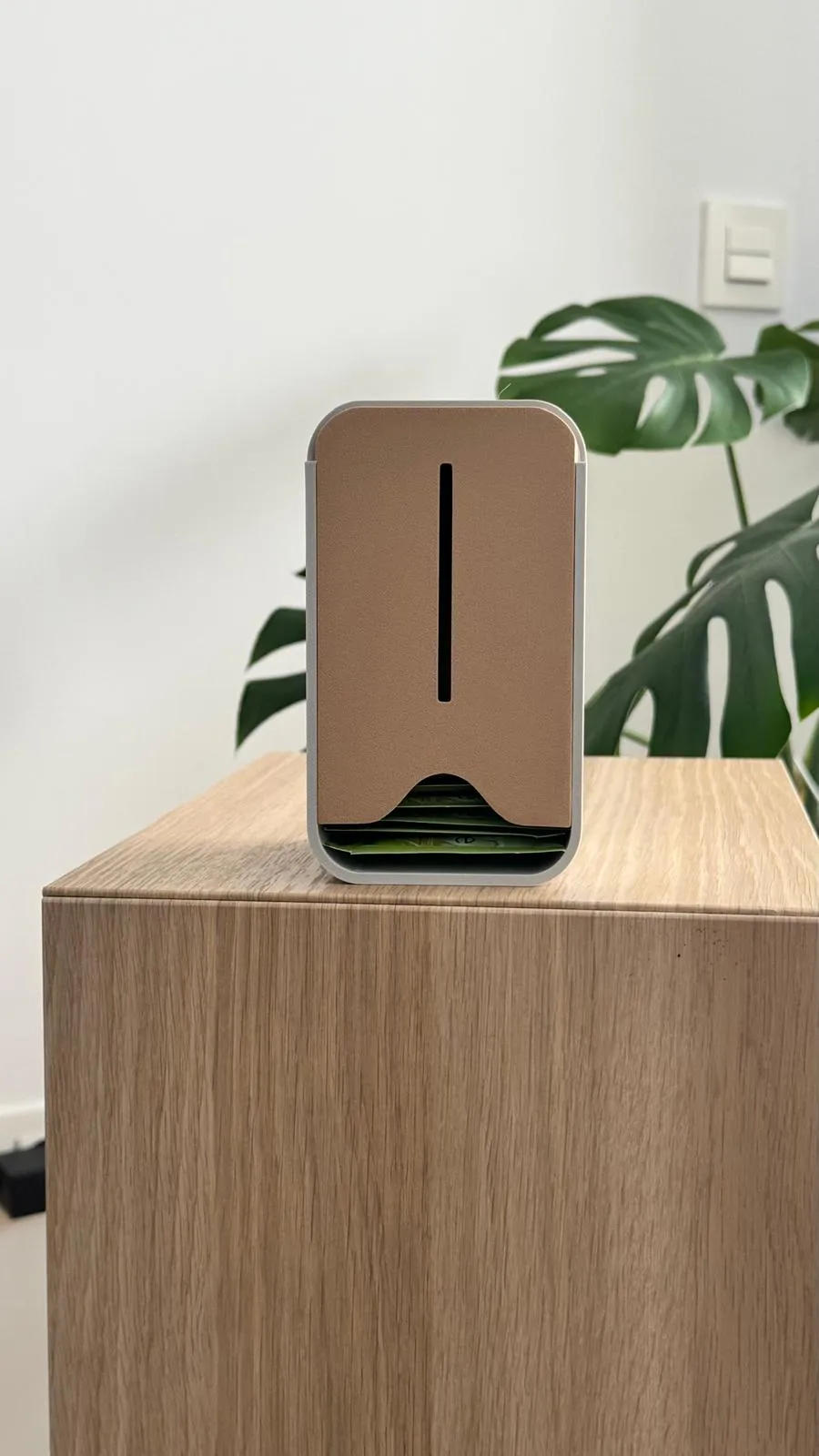 Dispenser Minimalista per Tè & Fazzoletti (Senza Supporti) - Modello di ...