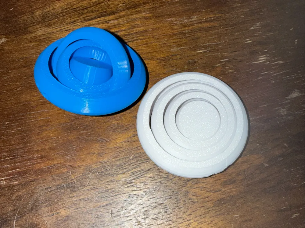 Gyro Keychain Fidget - Free 3D Print Model - MakerWorld