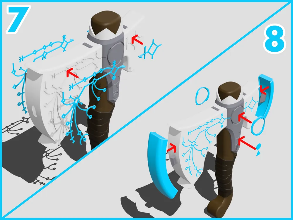 Astro Bot Leviathan Axe (God of War) by ChadMikeInnis - MakerWorld