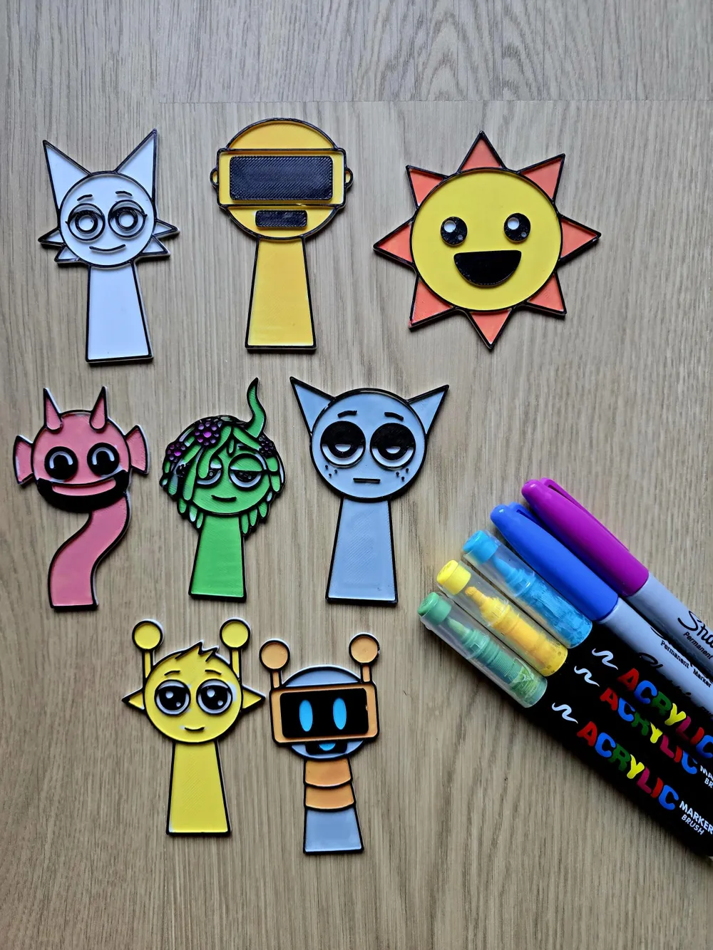 Sprunki Pack 3 DIY Coloring Fun Activity Game Gift by Merilno3D ...