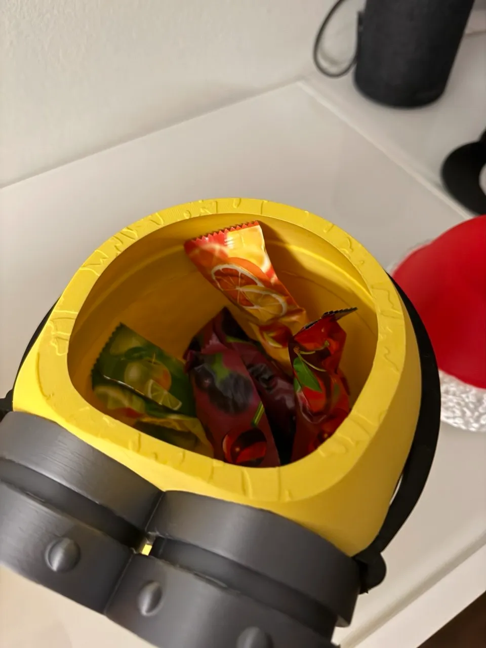 Minion Cookie and Candy Jar Christmas Hat by 3DSlash - MakerWorld