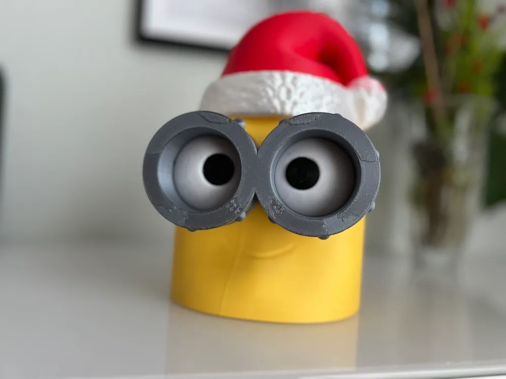 Minion Cookie and Candy Jar Christmas Hat by 3DSlash - MakerWorld