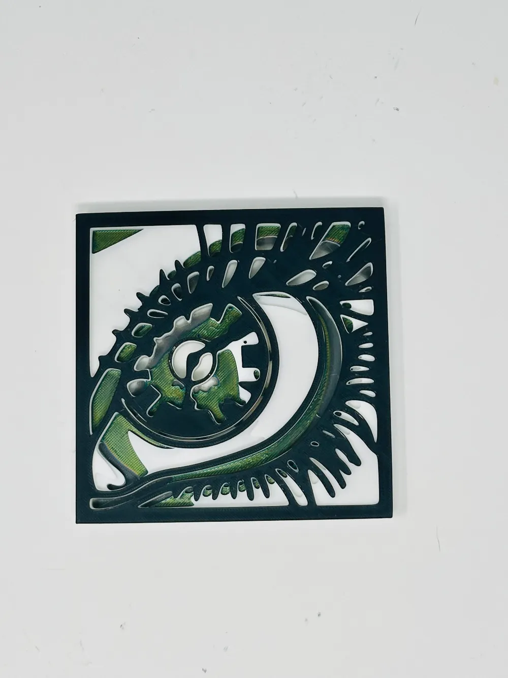 Eyeball clock mandala 3D Layer Art by Release The Fleet - MakerWorld