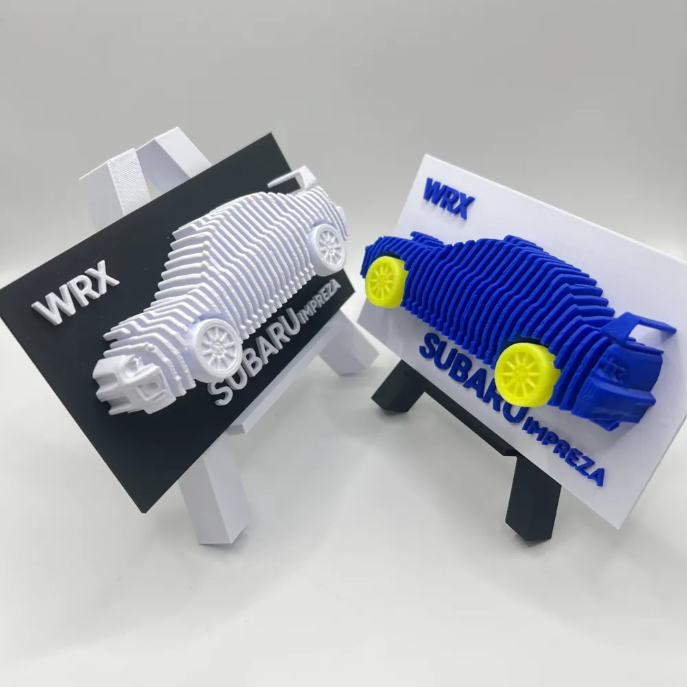 Layered Sculpture Subaru Impreza WRX by Teocin MakerWorld: Download ...