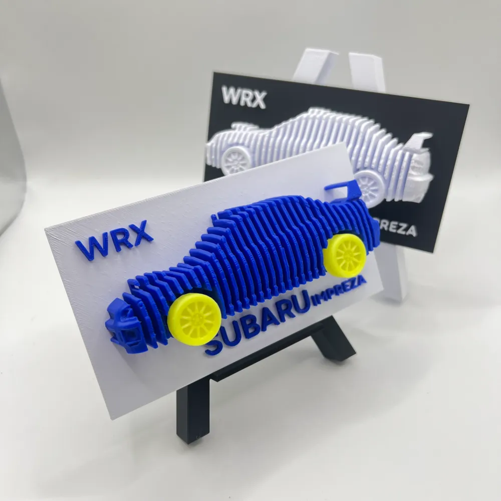Layered Sculpture Subaru Impreza WRX by Teocin MakerWorld: Download ...