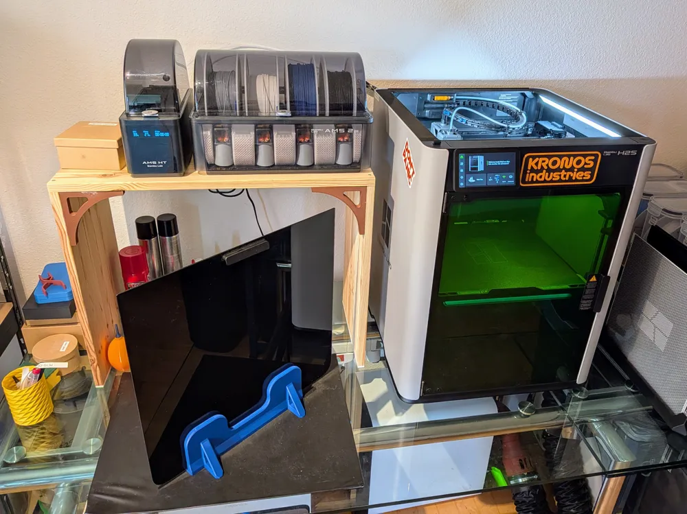 Bambu Glass Cover Plate Holder for H/P/X Series - Free 3D Print Model ...