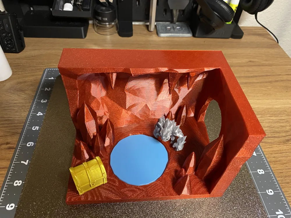 Crystal Cavern Diorama - No AMS Required by Deadmoon MakerWorld ...