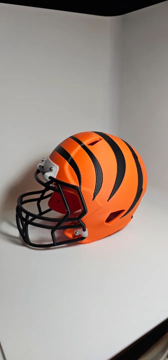 Cincinnati Bengals Football Helmet - Free 3D Print Model - MakerWorld