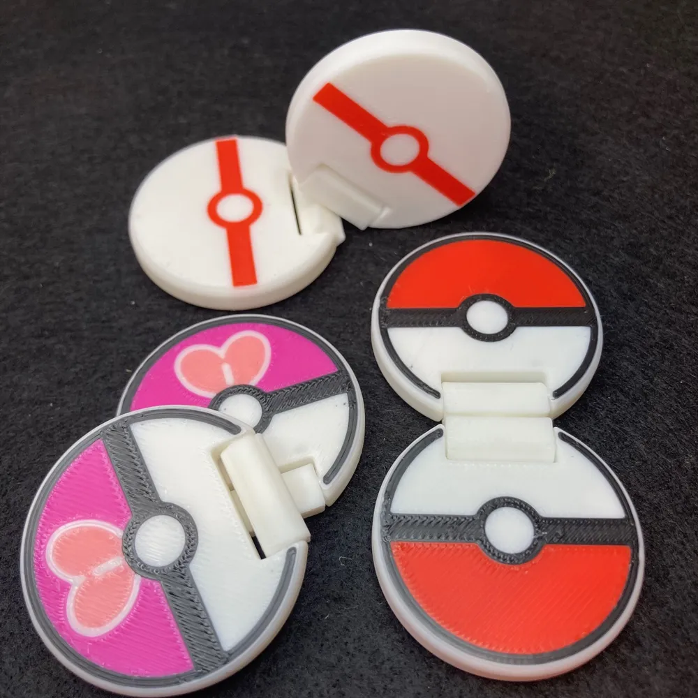 Pokeball Slider + Flip Fidgets (Quick
