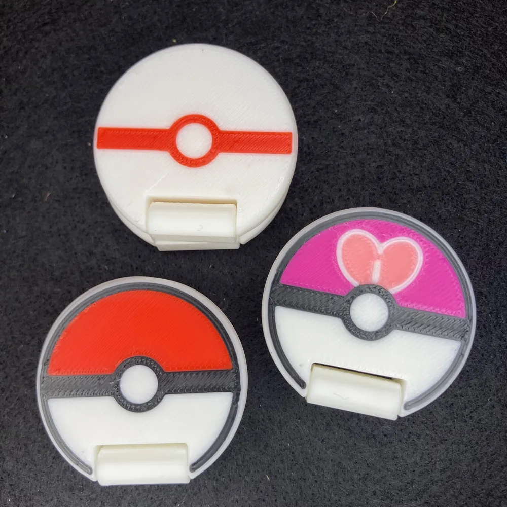 Pokeball Slider + Flip Fidgets (Quick