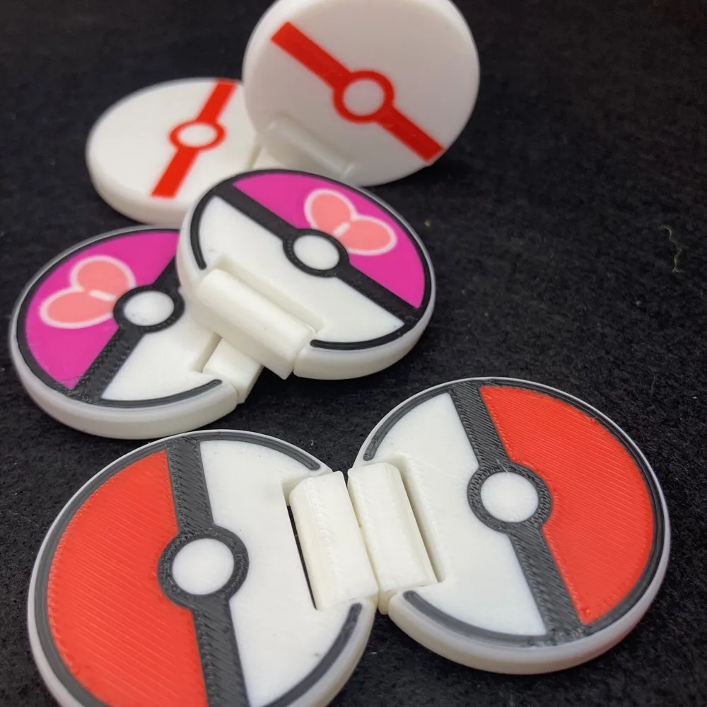 Pokeball Slider + Flip Fidgets (Quick
