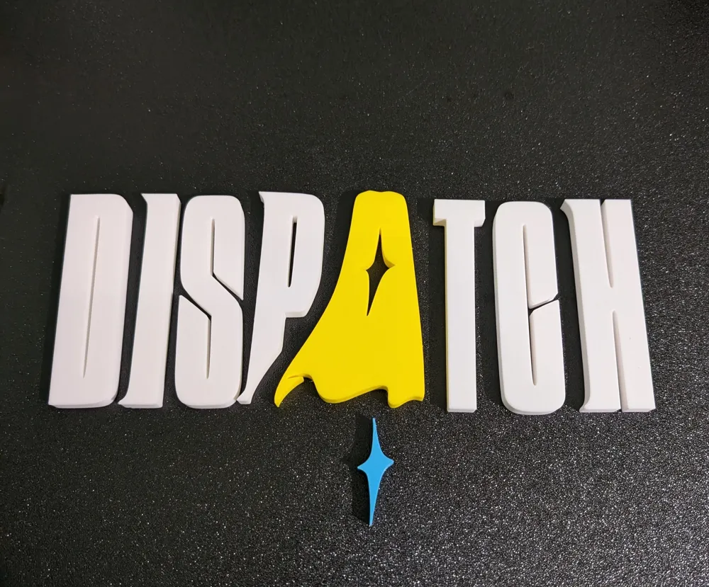 Dispatch Game Logo Stand (AMS Not Required) - Free 3D Print Model ...