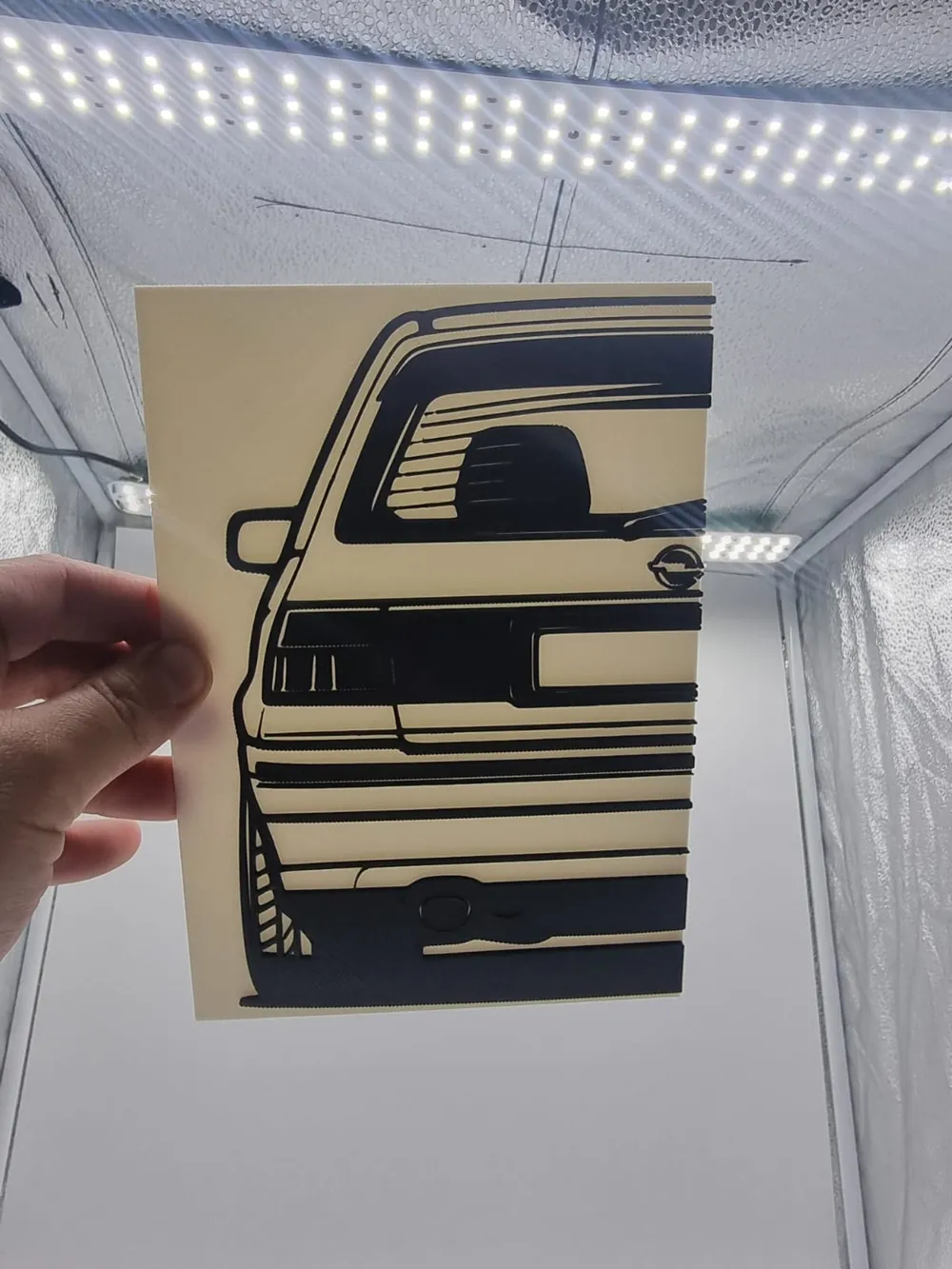 2D Wall Art Opel Astra F GSi by R.Werner Print MakerWorld: Download Free 3D Models