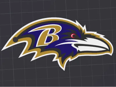 NFL Ravens Keychain by weinecksholzgravur&3D-Druck - MakerWorld