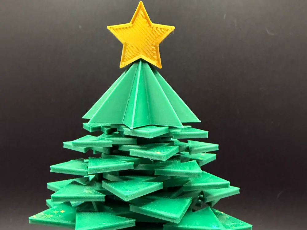 Christmas Tree Flip Flap Spinner - Free 3D Print Model - MakerWorld