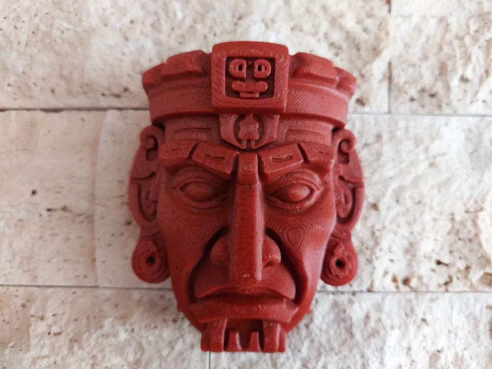 Mayan Face Sculpture –Ancient Inspired 3D Print v3 by ovitek ...
