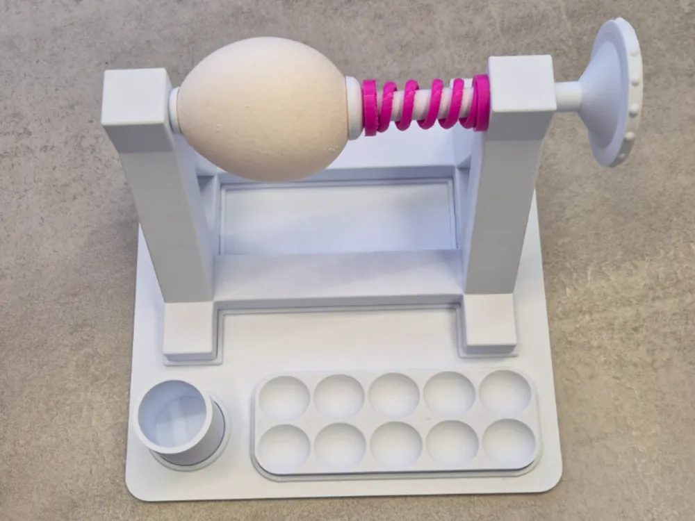 Easter Egg Painting Aid / Painting Device - Free 3D Print Model ...
