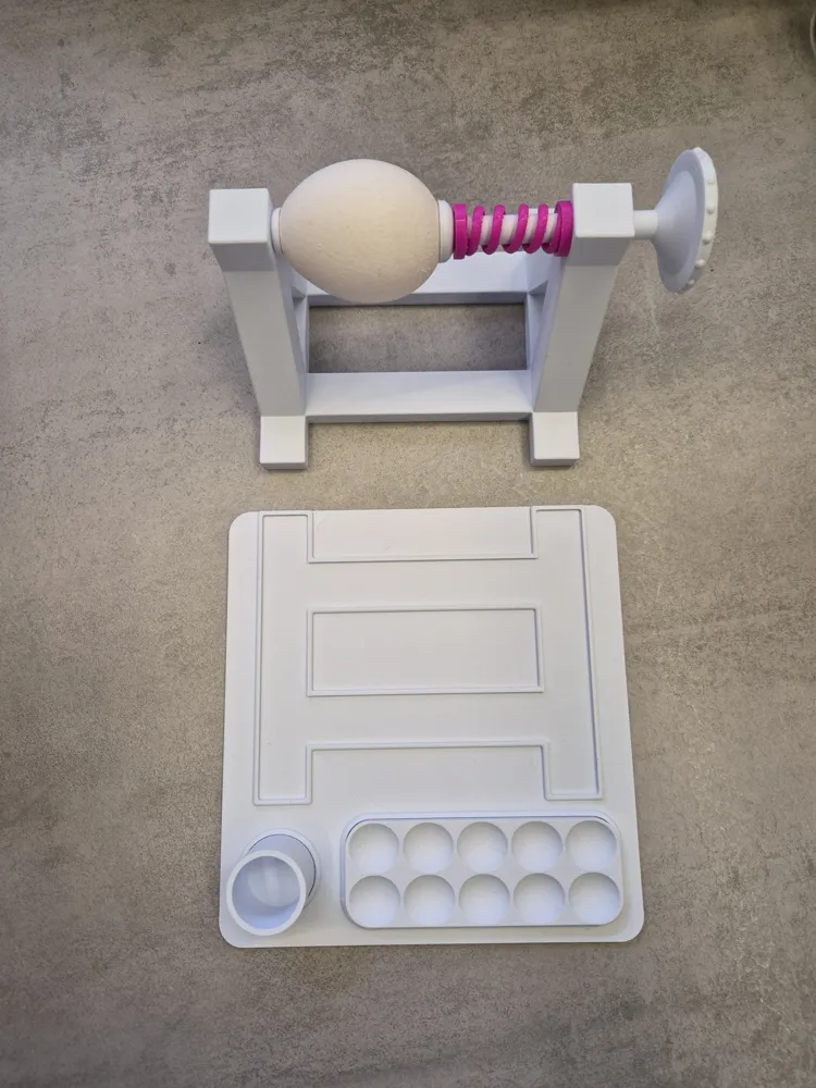 Easter Egg Painting Aid / Painting Device - Free 3D Print Model ...