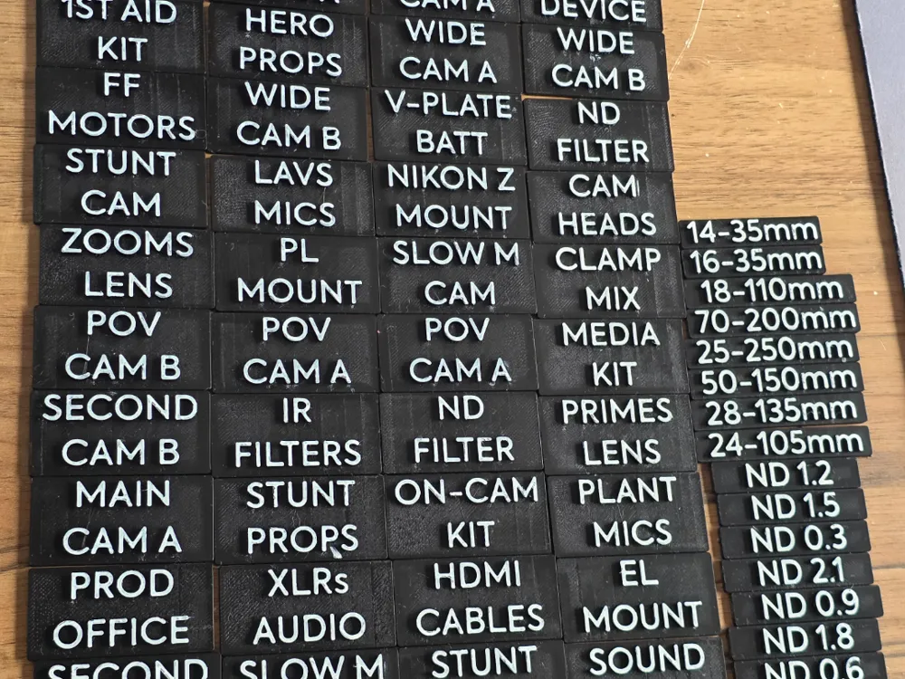 Cinema Tag v3 by LAYER3D MakerWorld: Download Free 3D Models