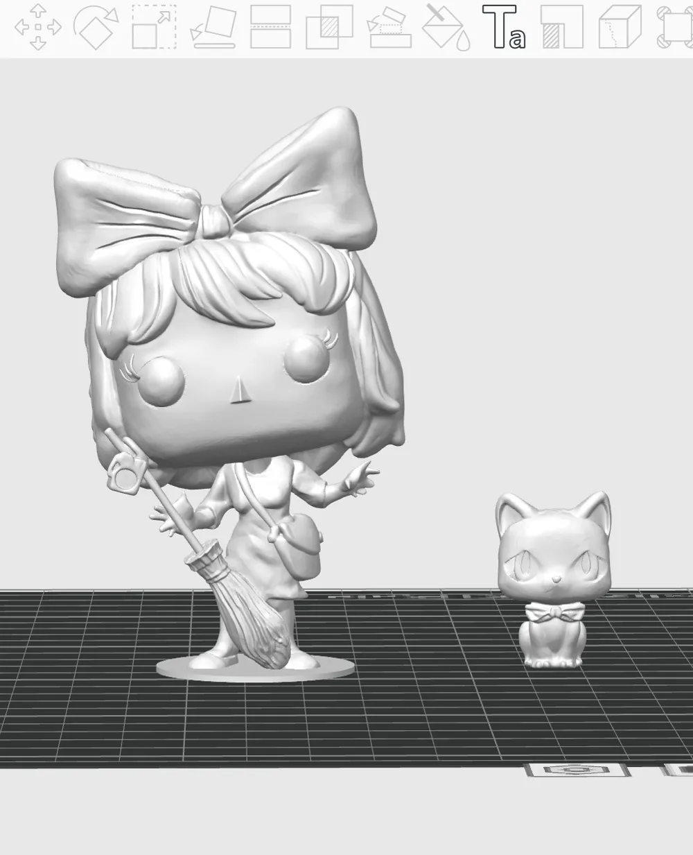 Kiki and Jiji – Kiki’s Delivery Service - Ghibli - Free 3D Print Model ...