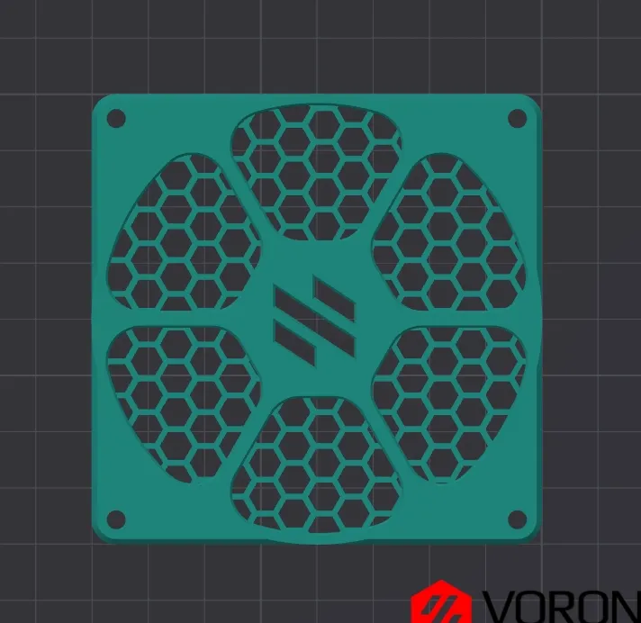 8010fan grill voron logo Remixed by silentwolf - MakerWorld