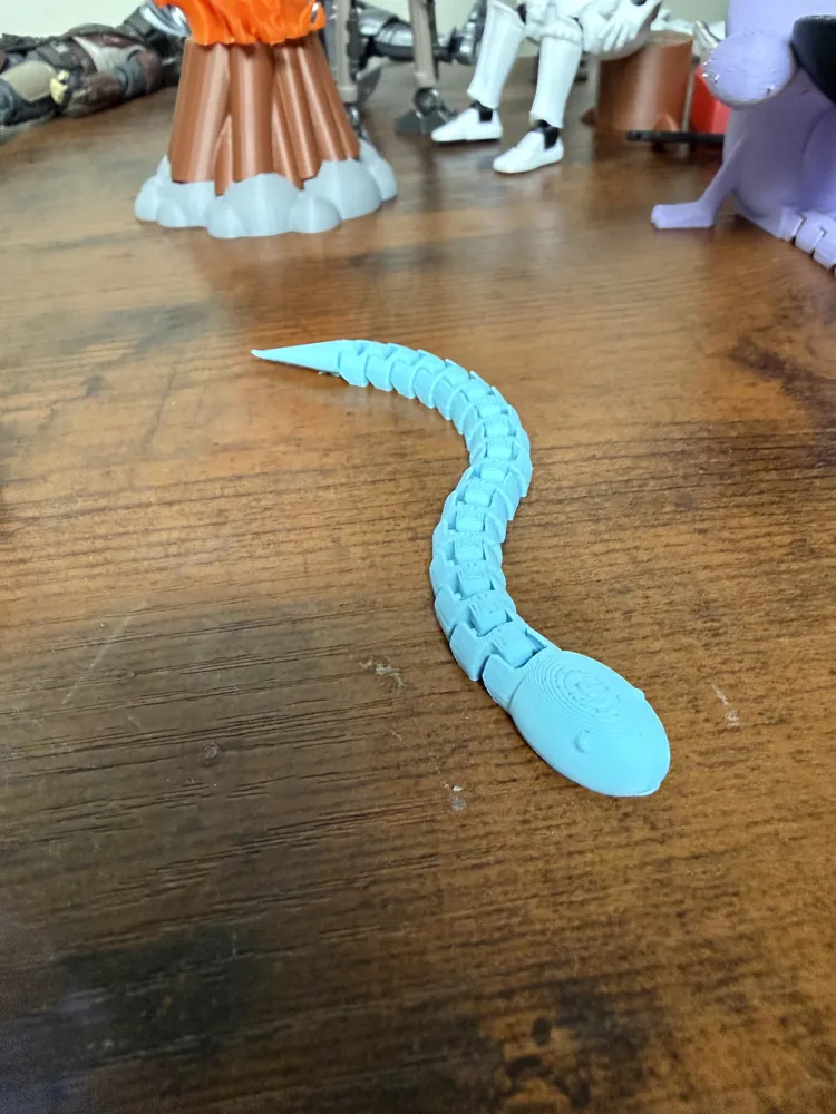 Articulated Flexi Snake Buddy - Free 3D Print Model - MakerWorld