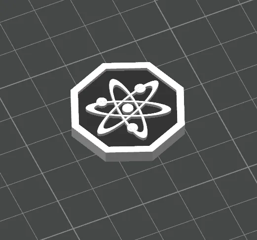 Atom Coin - Free 3D Print Model - MakerWorld