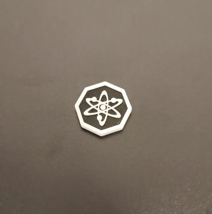 Atom Coin - Free 3D Print Model - MakerWorld
