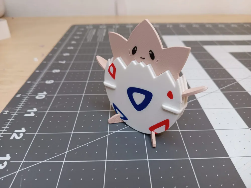Pokémon #175 – Togepi The Egg Pokemon Kit Card - Free 3D Print Model ...