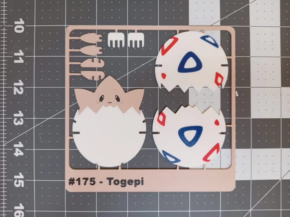 Pokémon #175 – Togepi The Egg Pokemon Kit Card - Free 3D Print Model ...