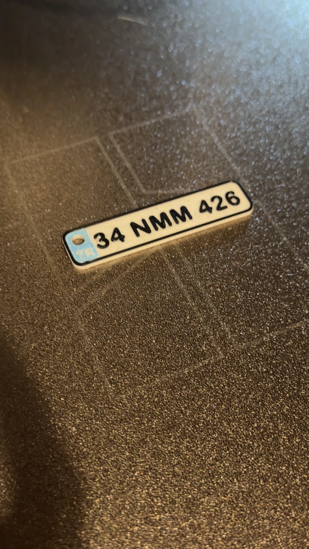 Turkish car plate keychain - Free 3D Print Model - MakerWorld