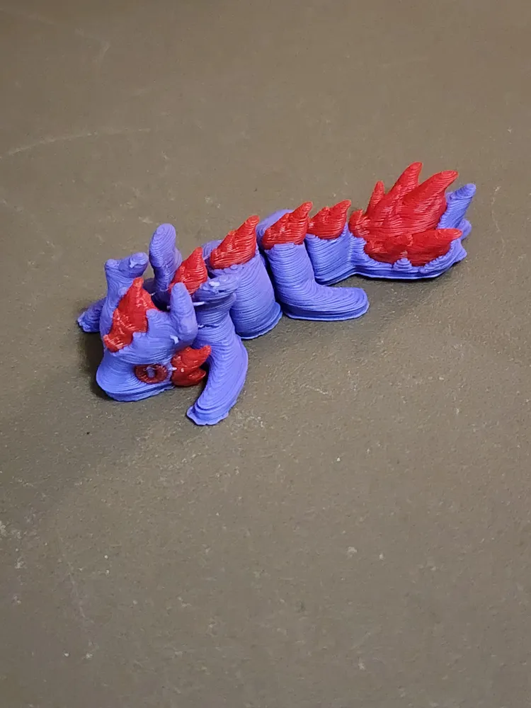 Dragon Storm Mini Flexi - Free 3D Print Model - MakerWorld