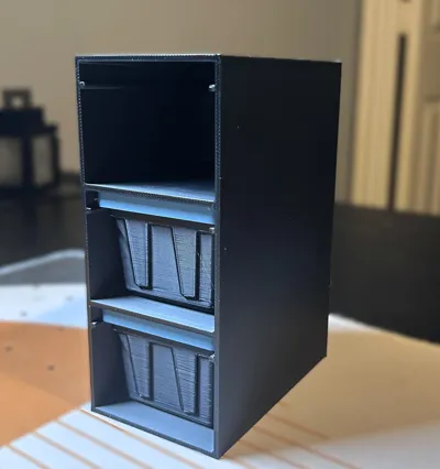 Mini HDx Tote Bins and Storage Rack by melissaday MakerWorld: Download ...