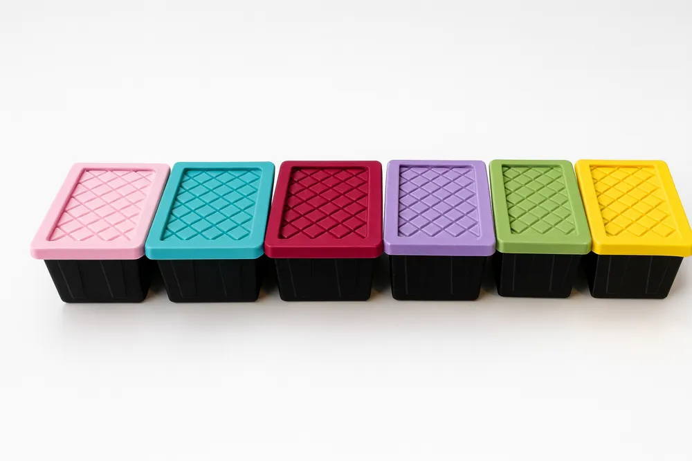 Contenitore Teeny Tote + Contenitore Mini HDX Tote + Scaffali - Modello ...