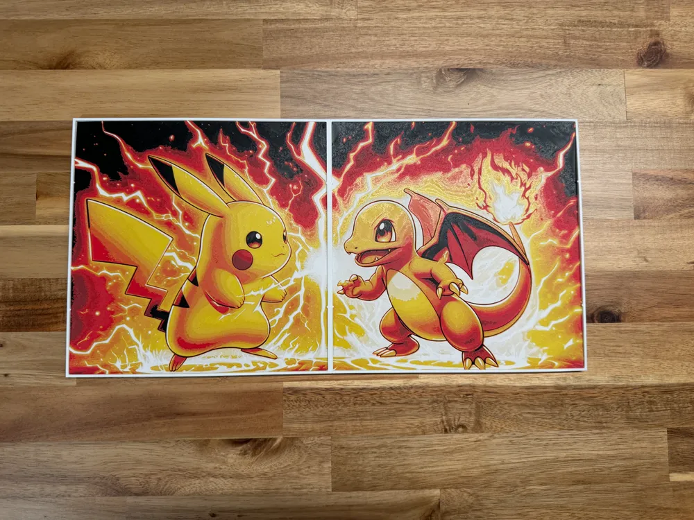 Hueforge Displate - 400x200 Connected Frame Remixed by Canadian Gamer ...